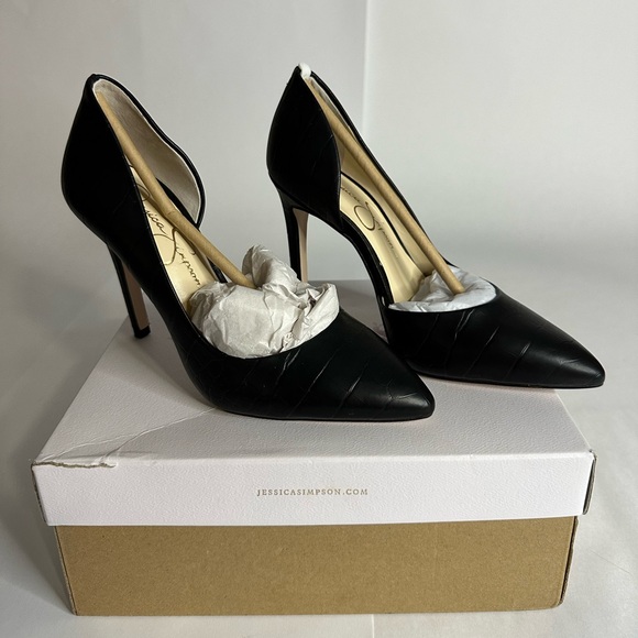 Shoes | Jessica Simpson Womens Paryn Pointed Toe Dorsay Dress Pumps ...